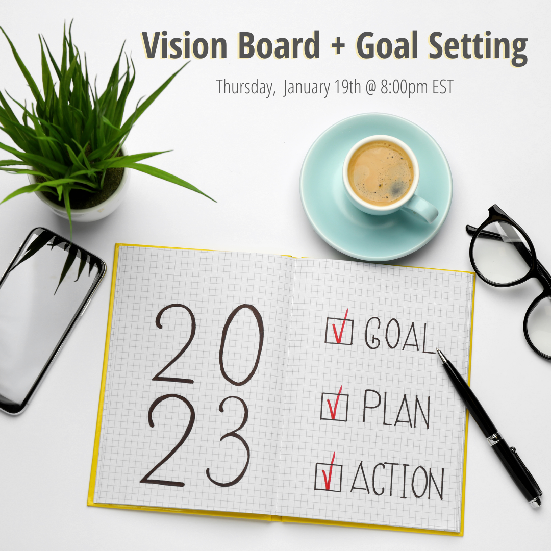 2023 Vision Board + Goal Setting Evening | Amanda DeWald